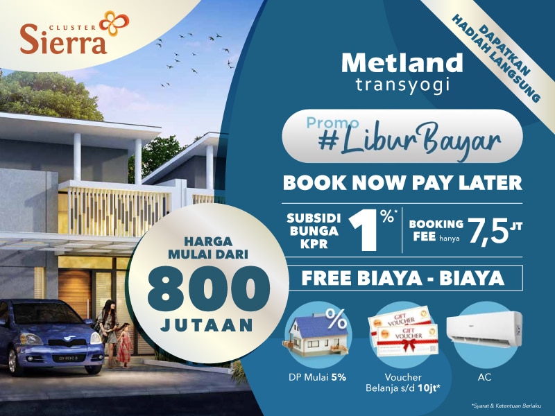Metland Transyogi | Info Harga 2020 | Cicilan dari 4 Jutaan